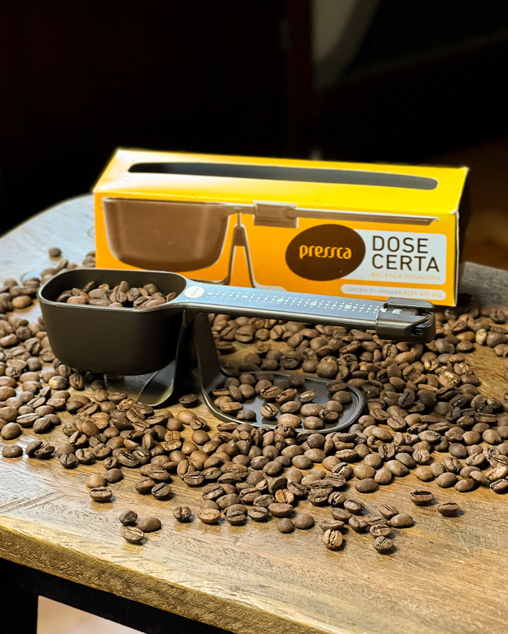 Dose Certa - Balança Pressca – Art in Coffee - Cafés especiais